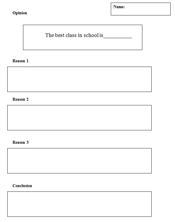 Common Core Opinion Writing Template K 5 Computer Lab Common Core Opinion Writing Template K 5 Computer Lab