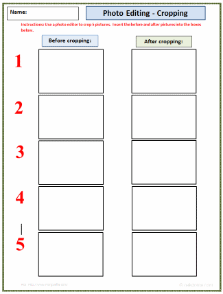 Download: Photo Editing - Cropping Template