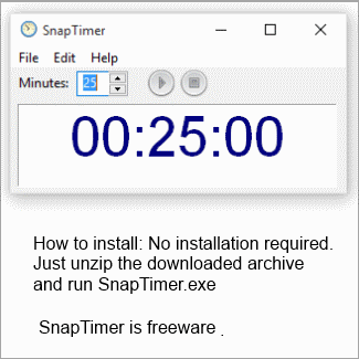 Download: Snap Timer - Freeware for Windows