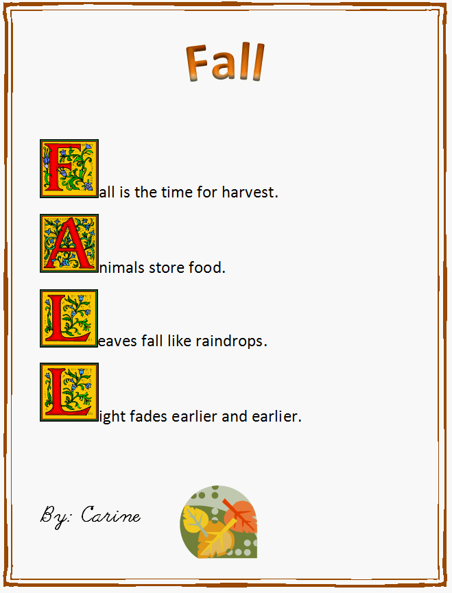 Thankful Acrostic Poem Examples